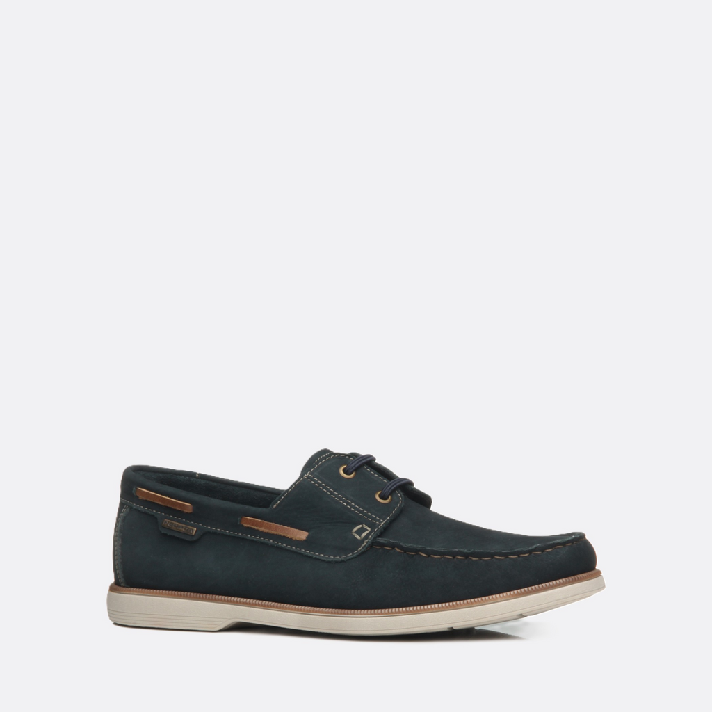 Pegada Cipriano Washed Blue Men's Boat Shoe