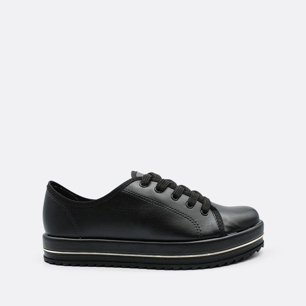 Beira Rio Napa Turim Shoe Black | Women's Sneakers